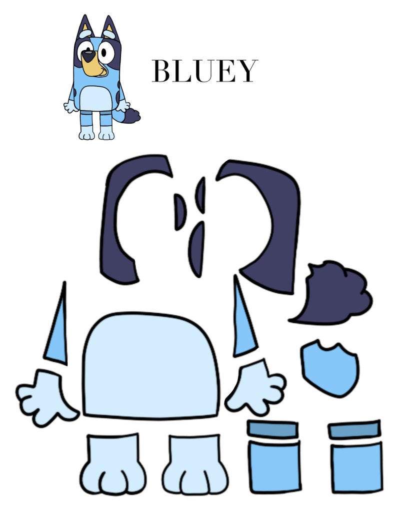 Bluey Halloween Bulletin Board Kit-svg & Cut and Paste - Etsy India