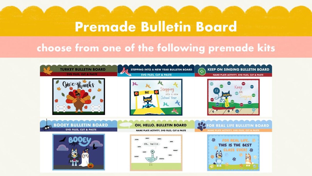Premade Bulletin Board Kit | Classroom Decor | Interactive Bulletin ...