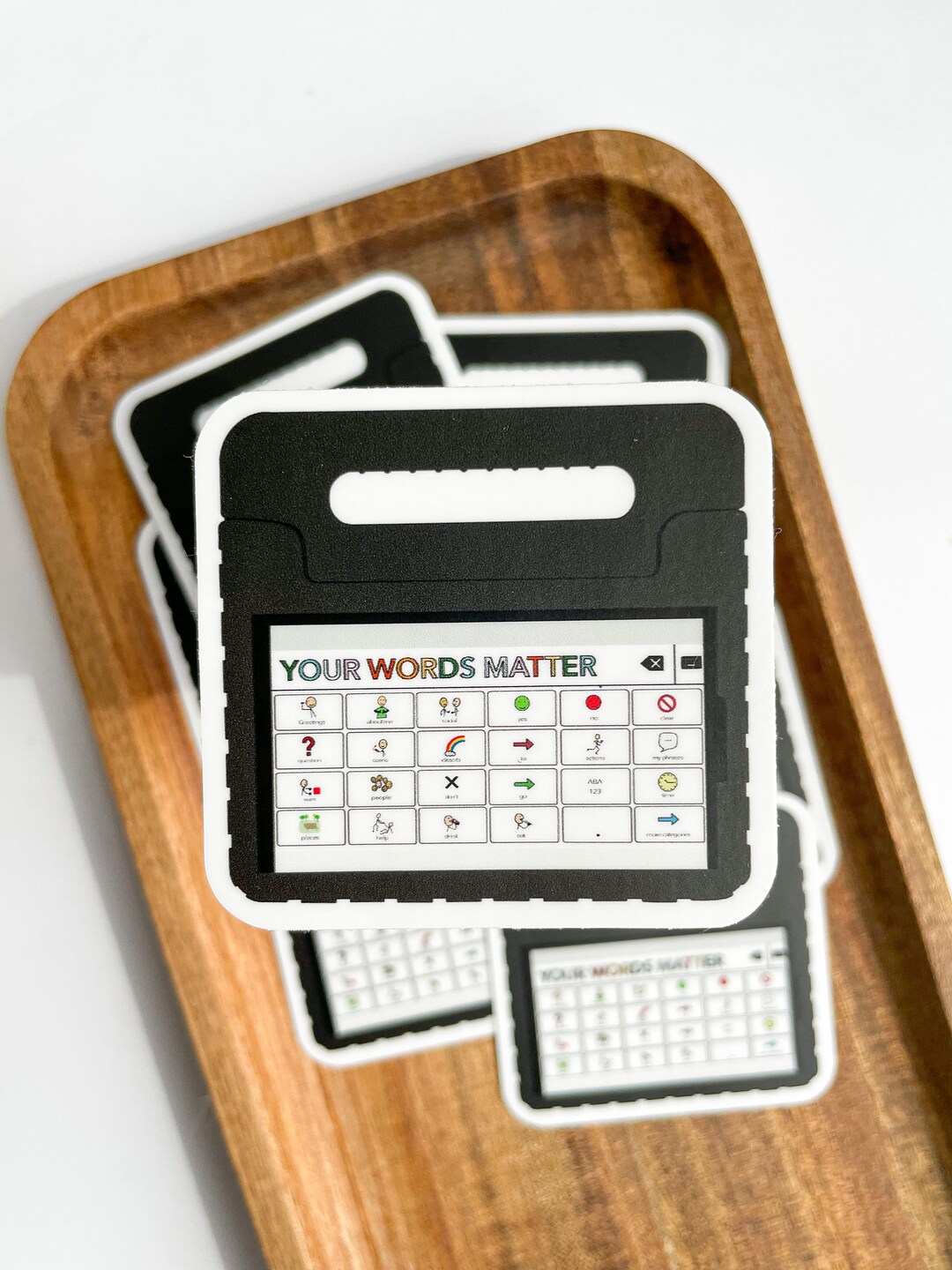 AAC Device Sticker 2.5x2.4 - Etsy