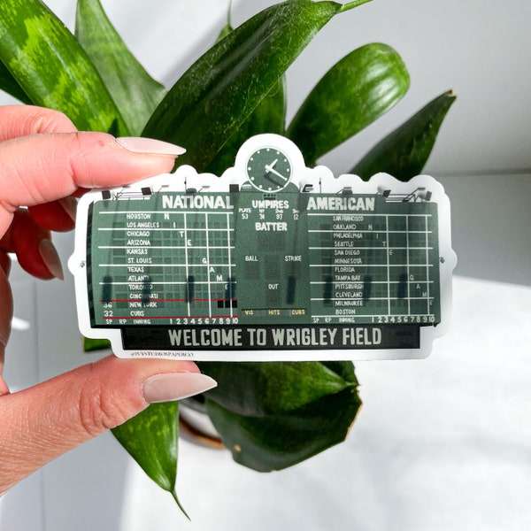 Wrigley Field Scoreboard - Etsy