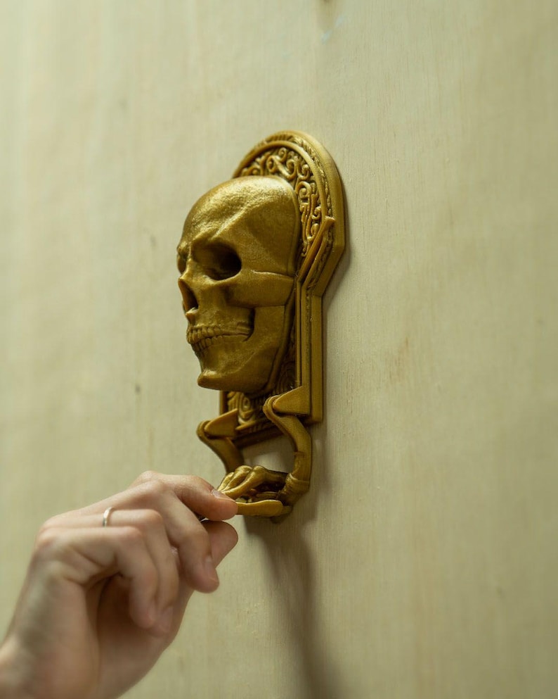 Skull Door Knocker - Etsy