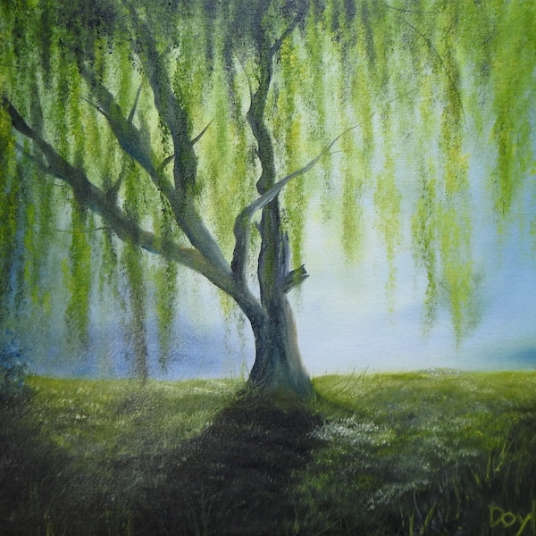 Willow Tree Painting - Etsy