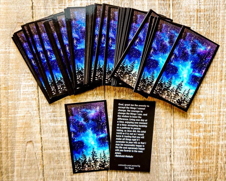 Mix and Match Wallet Card Serenity Prayer Recovery Sobriety ...