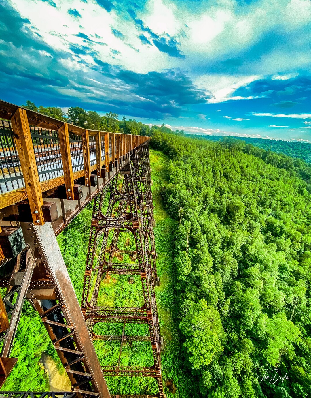 Kinzua Railroad Bridge Giclee Photo Print 8X10 - Etsy