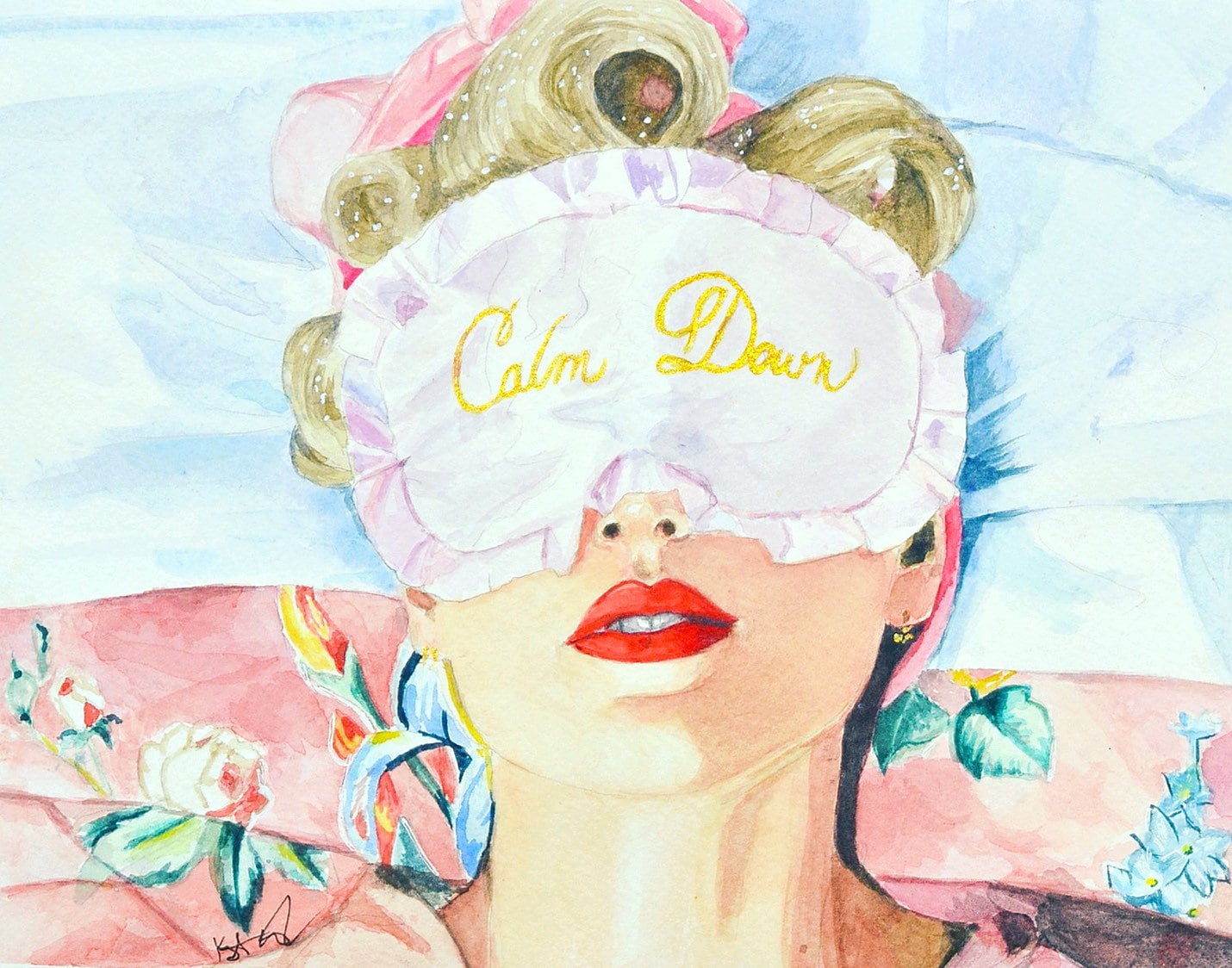 Taylor Swift Watercolor Print You Need to Calm Down - Etsy