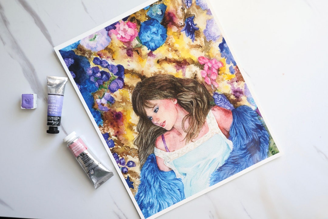 Lavender Haze Taylor Swift Watercolor Print - Etsy