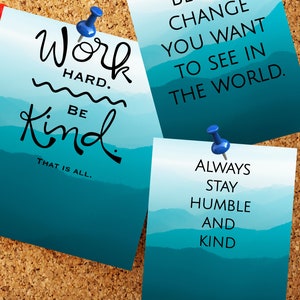 Printable Classroom Quotes on Mountain Background | Quick | Welcome ...
