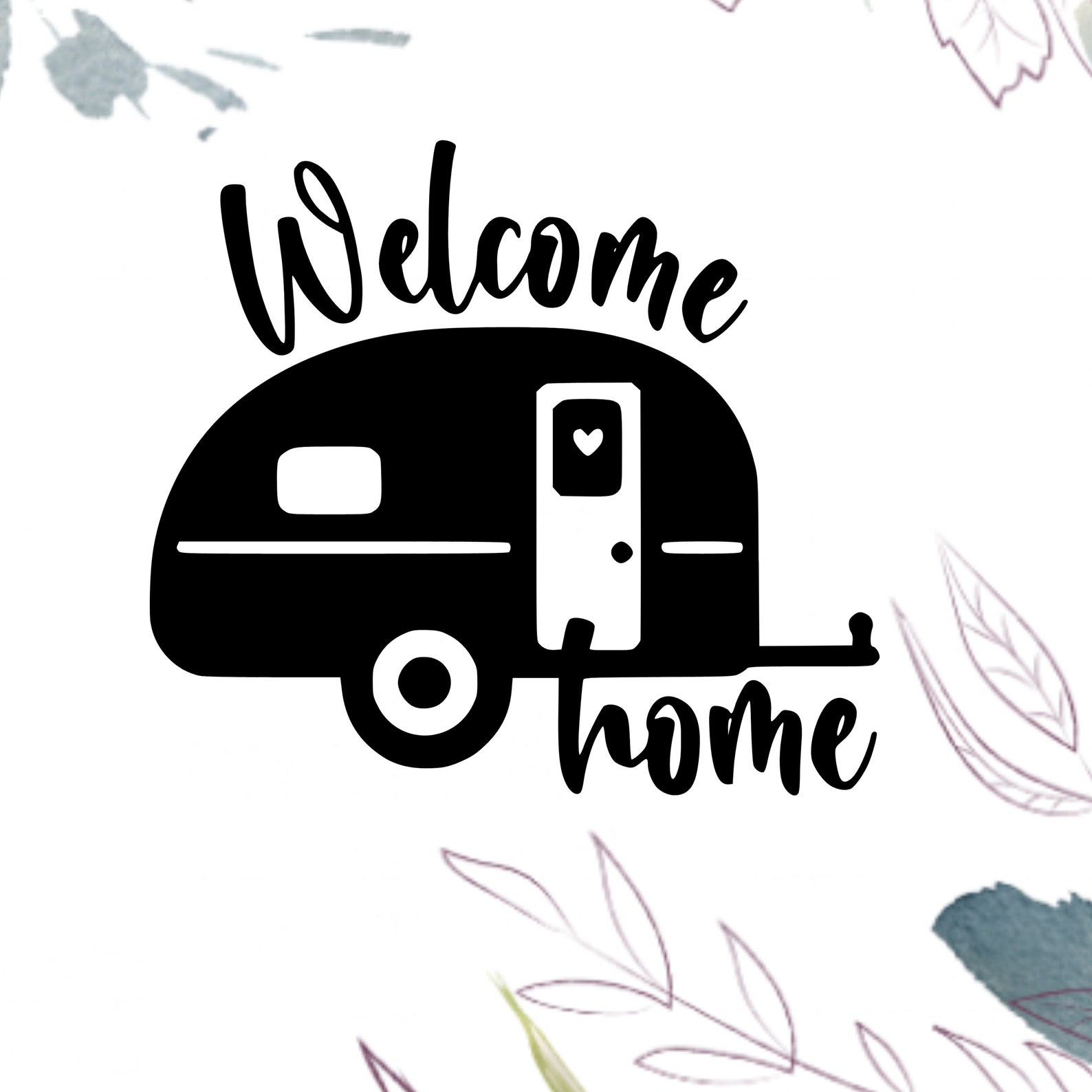 Welcome Home Camper SVG: Travel Trailer Decal (digital Download) - Etsy