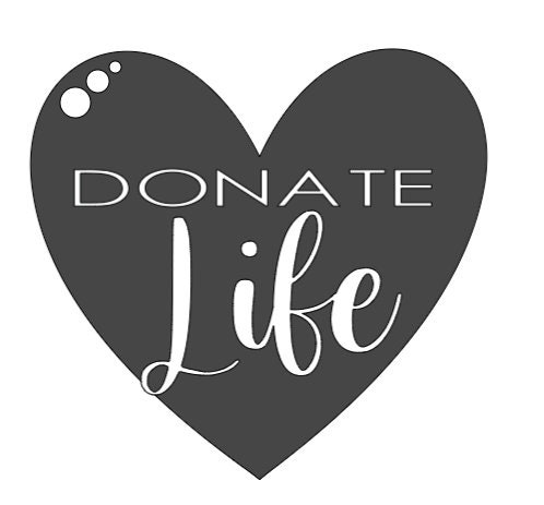 Donate Life Heart SVG: Organ/tissue Donation Support (digital Download ...