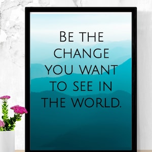 Printable Classroom Quotes on Mountain Background | Quick | Welcome ...