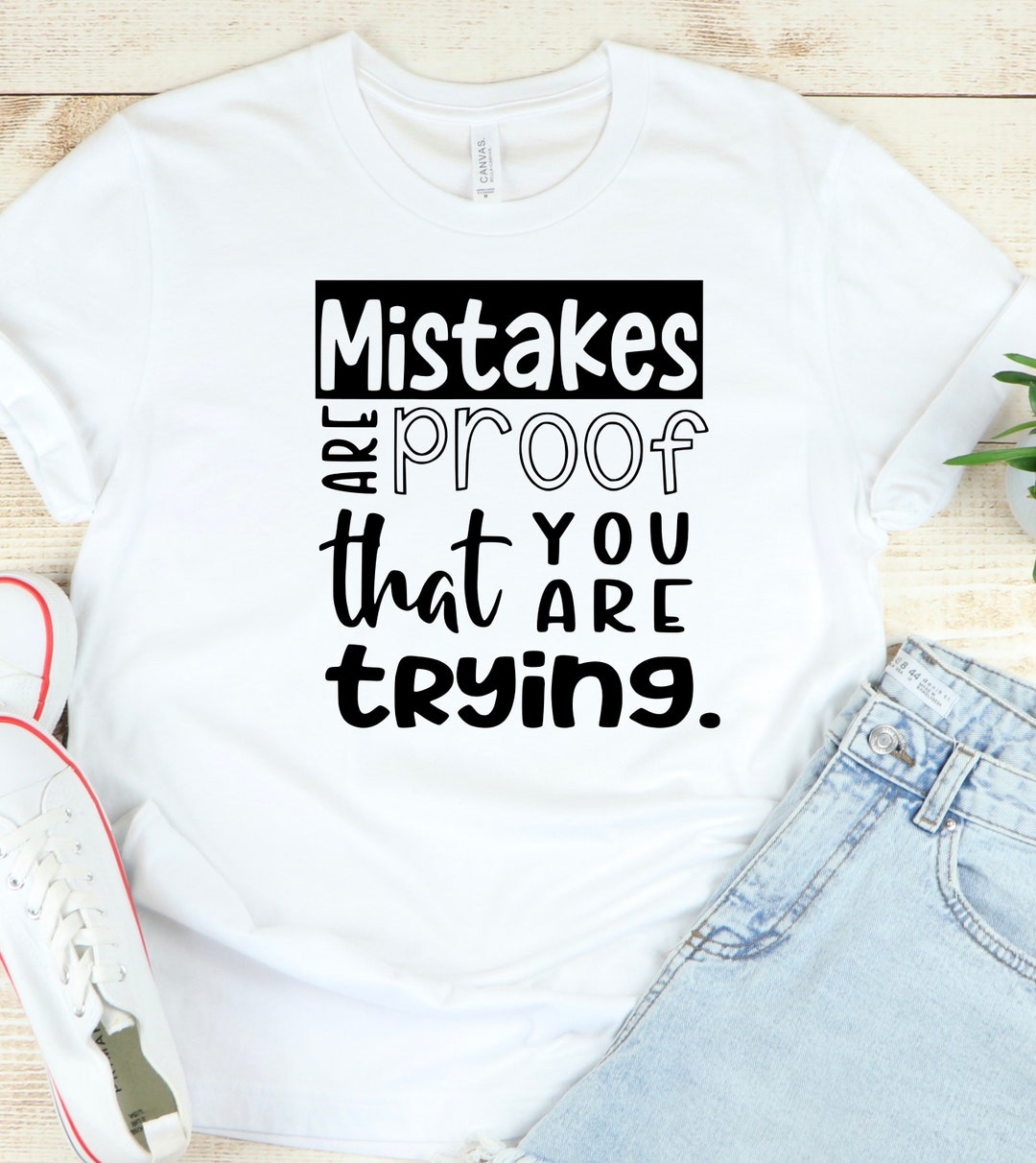 Growth Mindset Poster: Mistakes Are Proof You Are Trying (SVG PNG ...