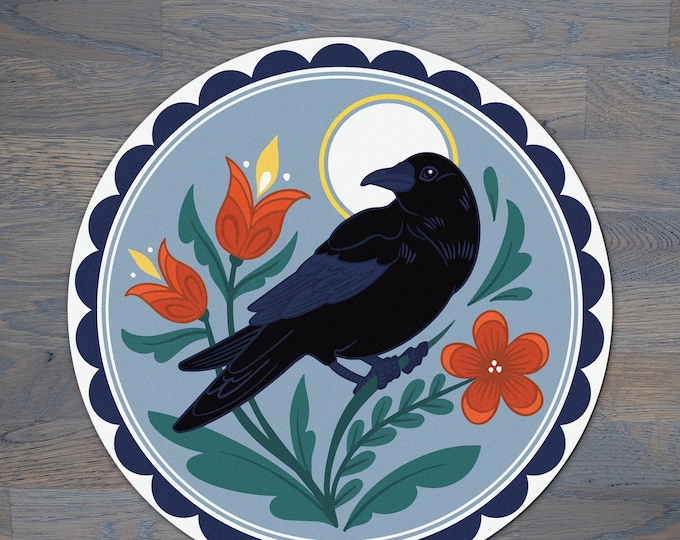 Two Ravens Hex Sign PA Dutch Style the Two Ravens Hex Sign is a Tribute ...