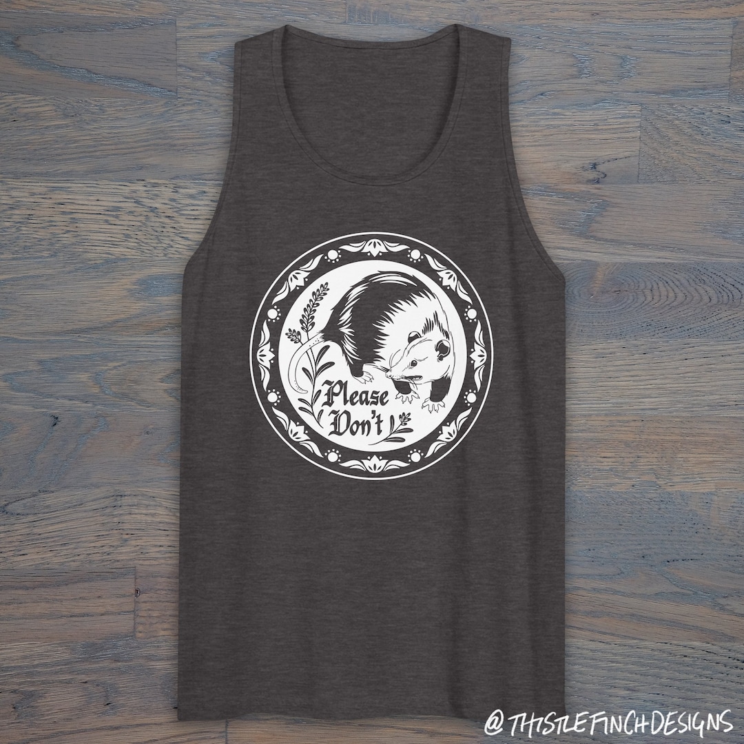 Print on Demand Please Don't Opossum Hex Sign, PA Dutch, Muscle Tank ...