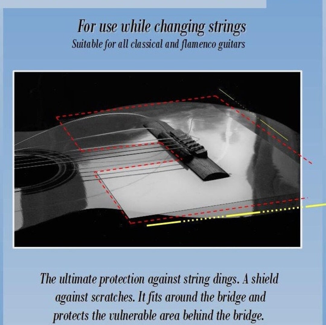Soundboard Protector -protect Your Classical/flamenco Guitar While ...