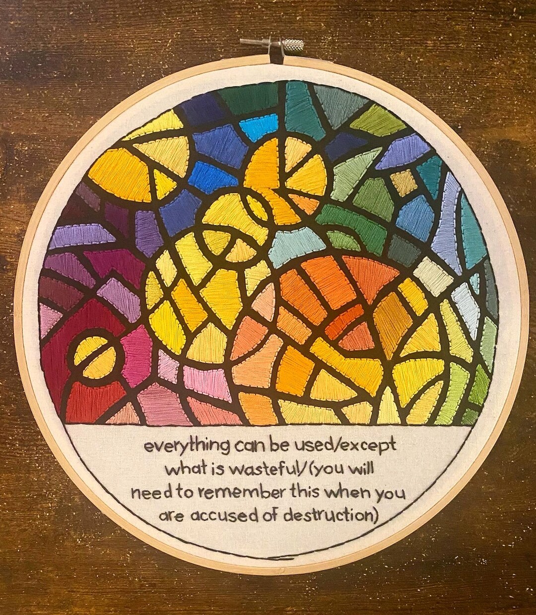 Uses of Anger Embroidery - Etsy