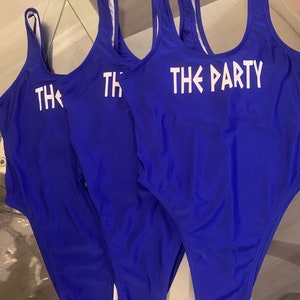 The Party Bathing Suits Bachelorette Bathing Suits Greek | Etsy