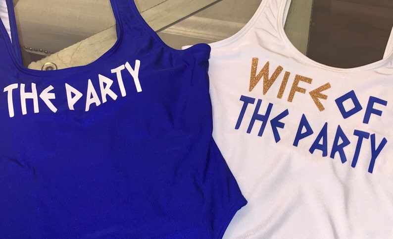 The Party Bathing Suits Bachelorette Bathing Suits Greek - Etsy