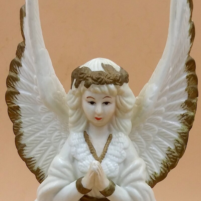 White Ceramic Angels - Etsy