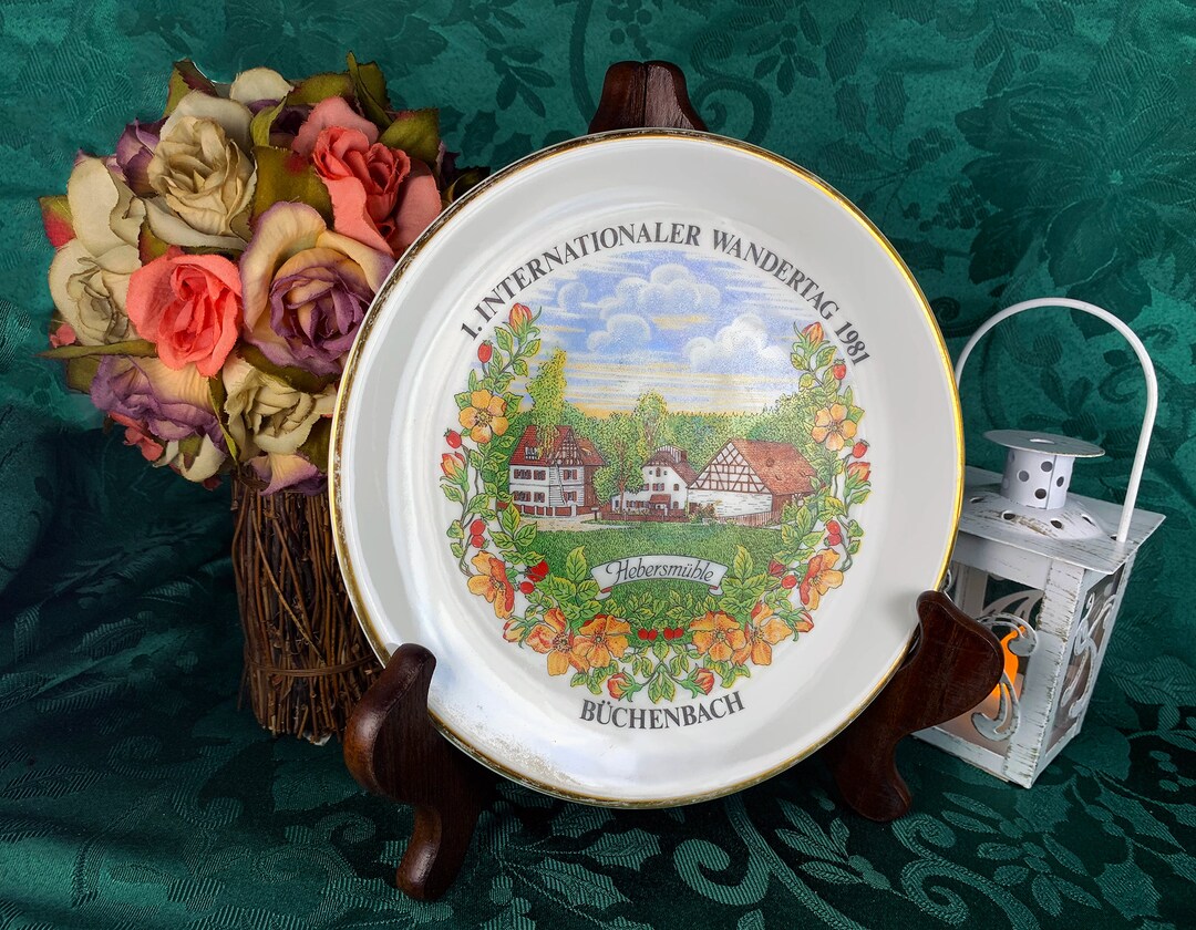 Buy Floss Porzellan Manufaktur Commemorative Plate 1981 Vintage Germany ...