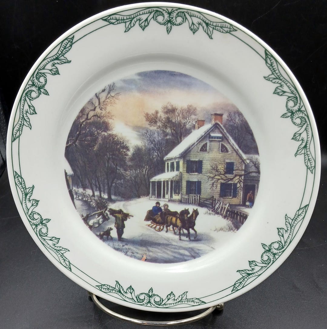 Currier & Ives Collection 2001 Plate. New York City Museum Collection ...