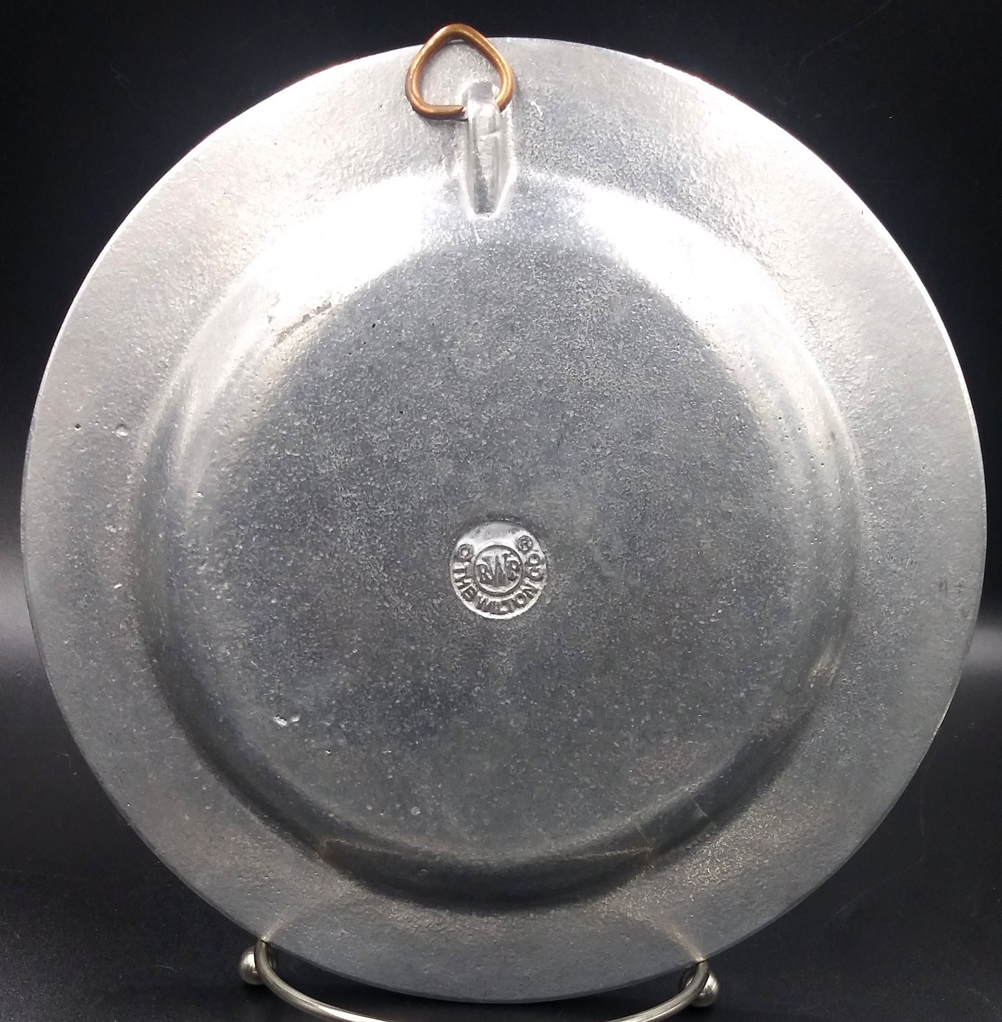 The Wilton Co. 1998 Merry Christmas Pewter Plate/wall Hanging. Vintage ...