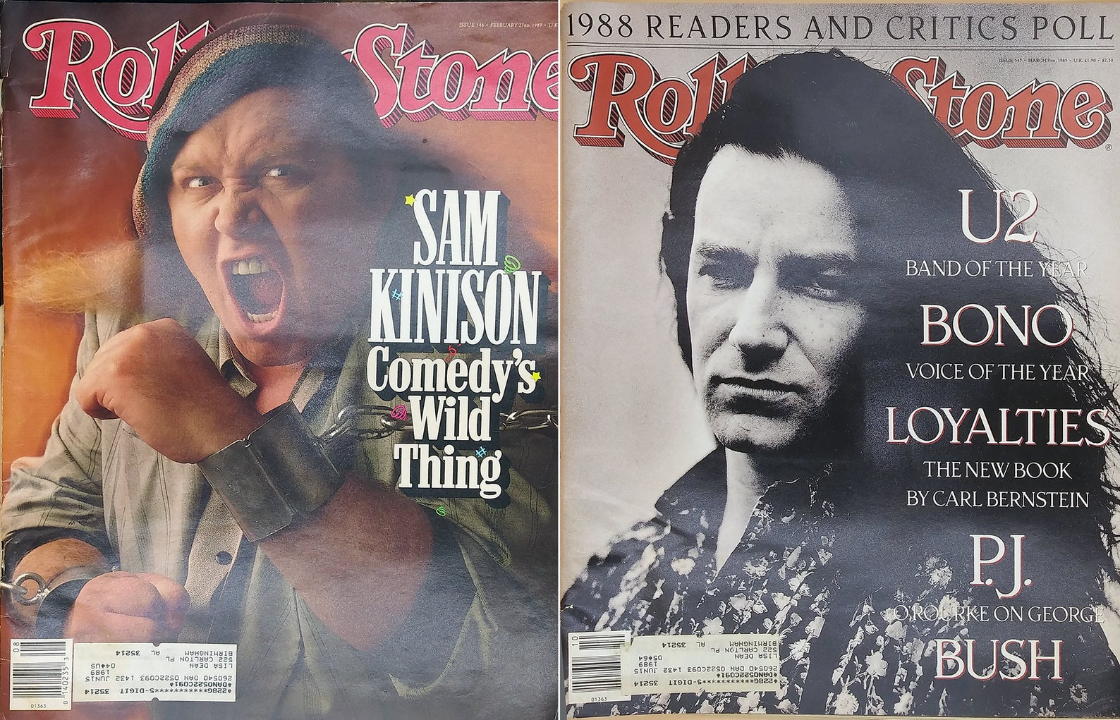 1989 Vintage Issues of Rolling Stone Magazines.14 Total. Click - Etsy