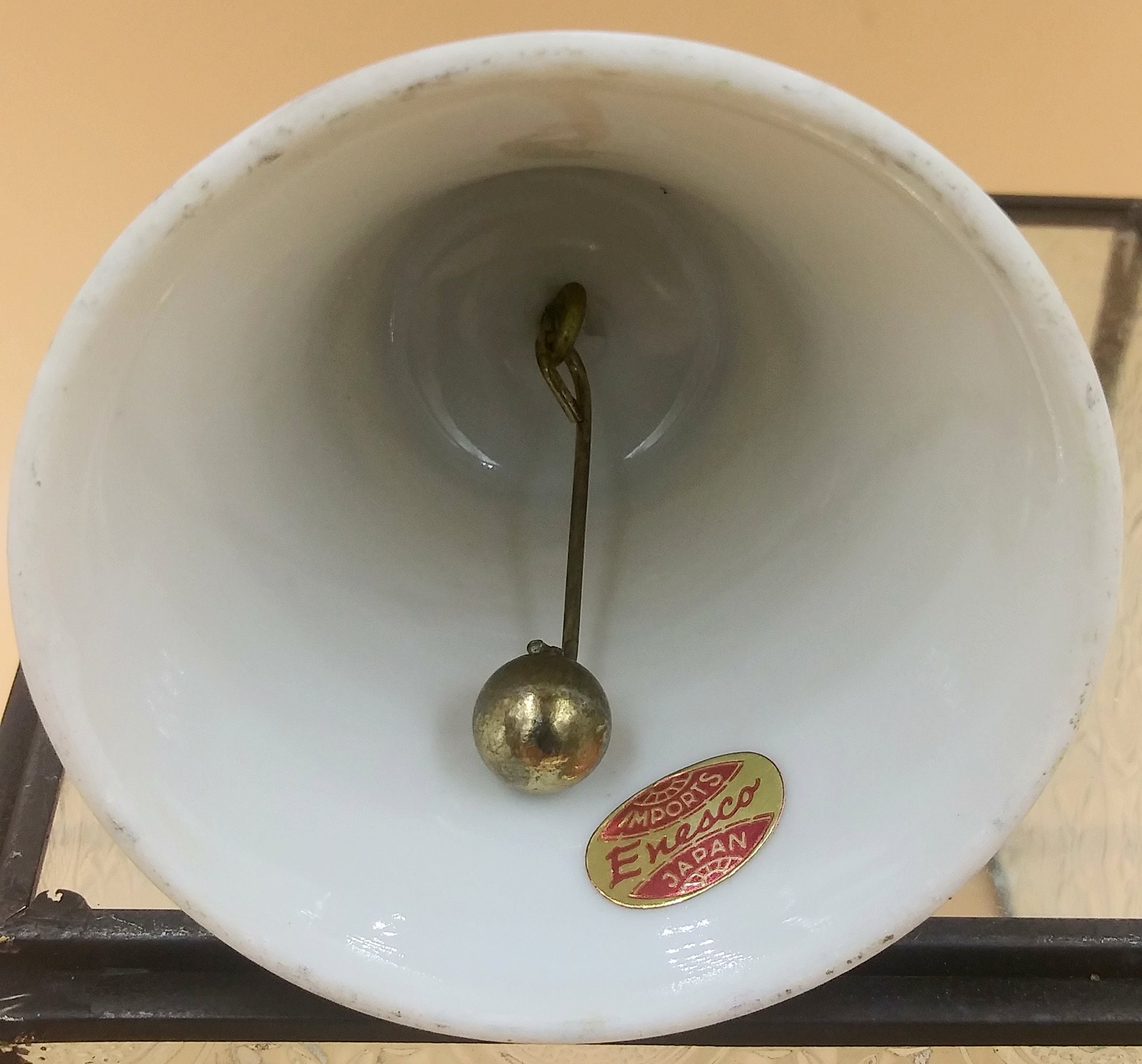 Enesco Imports Japan Porcelain Bell. Small delicate white | Etsy