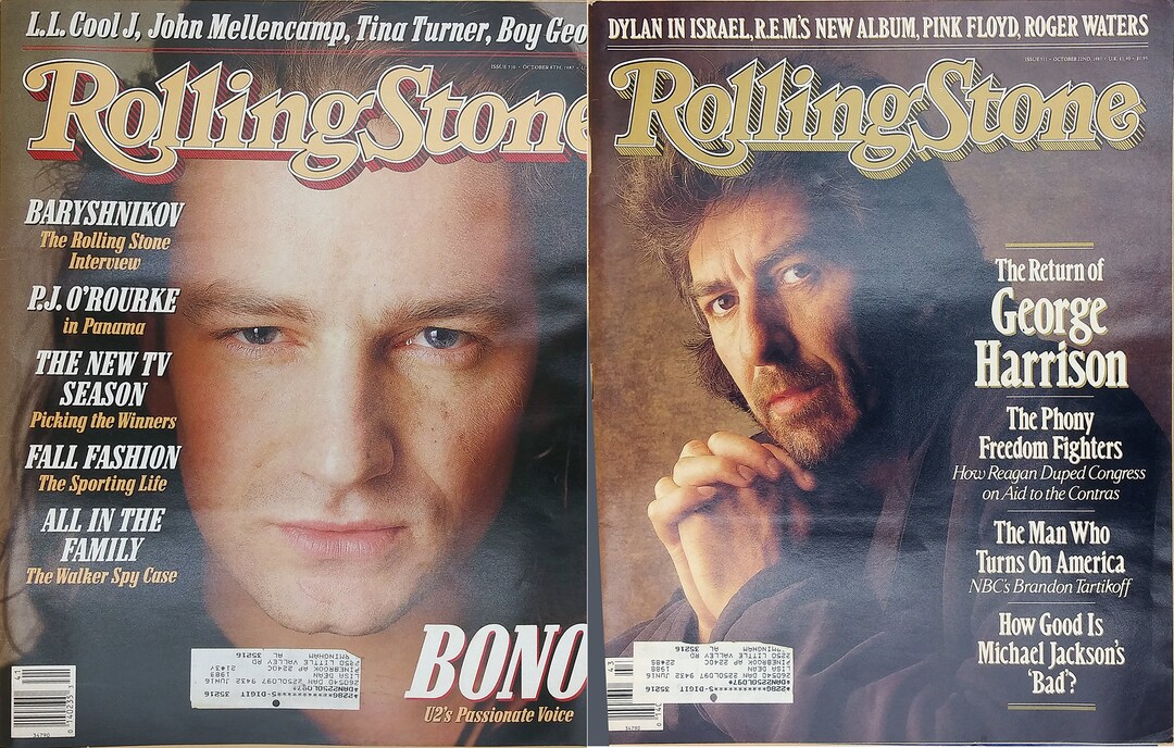 1987 Vintage Issues of Rolling Stone Magazines. 21 Total. Click on ...