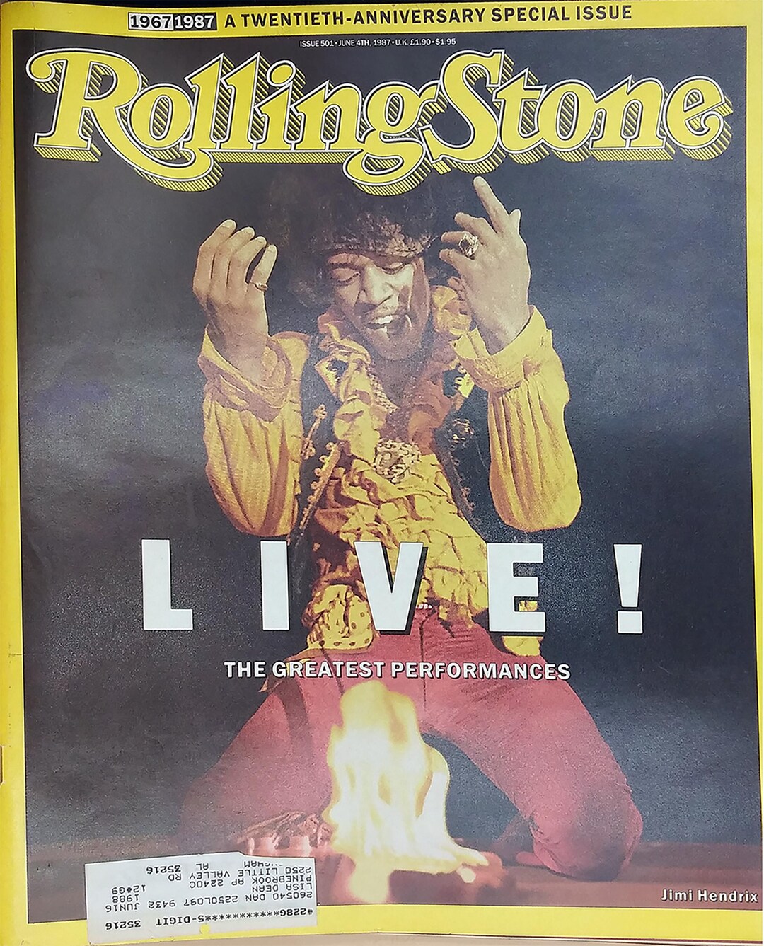 1987 Vintage Issues of Rolling Stone Magazines. 21 Total. Woody Allen ...