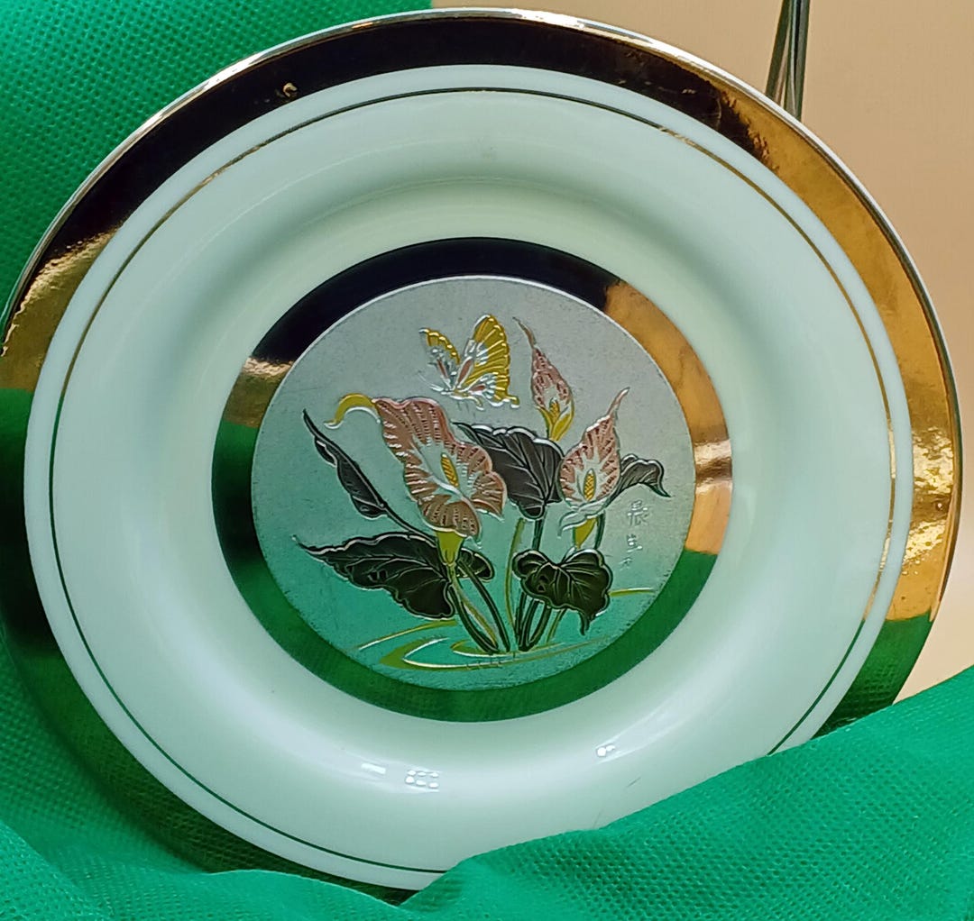 Himark Gift Ware "the Art of Chokin" Small Plate/saucer. Japan. Gold ...
