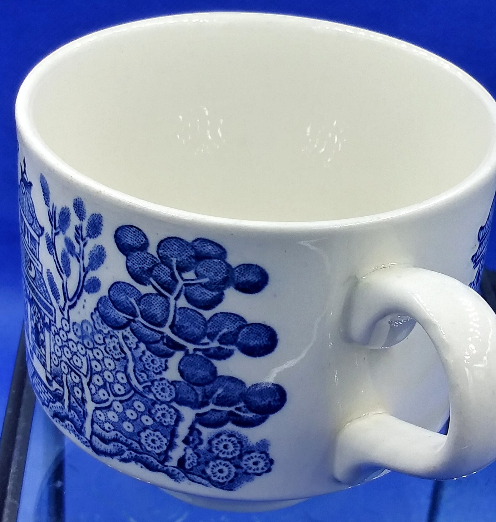 Churchill England Blue Willow Porcelain Tea/coffee Cup. Vintage ...