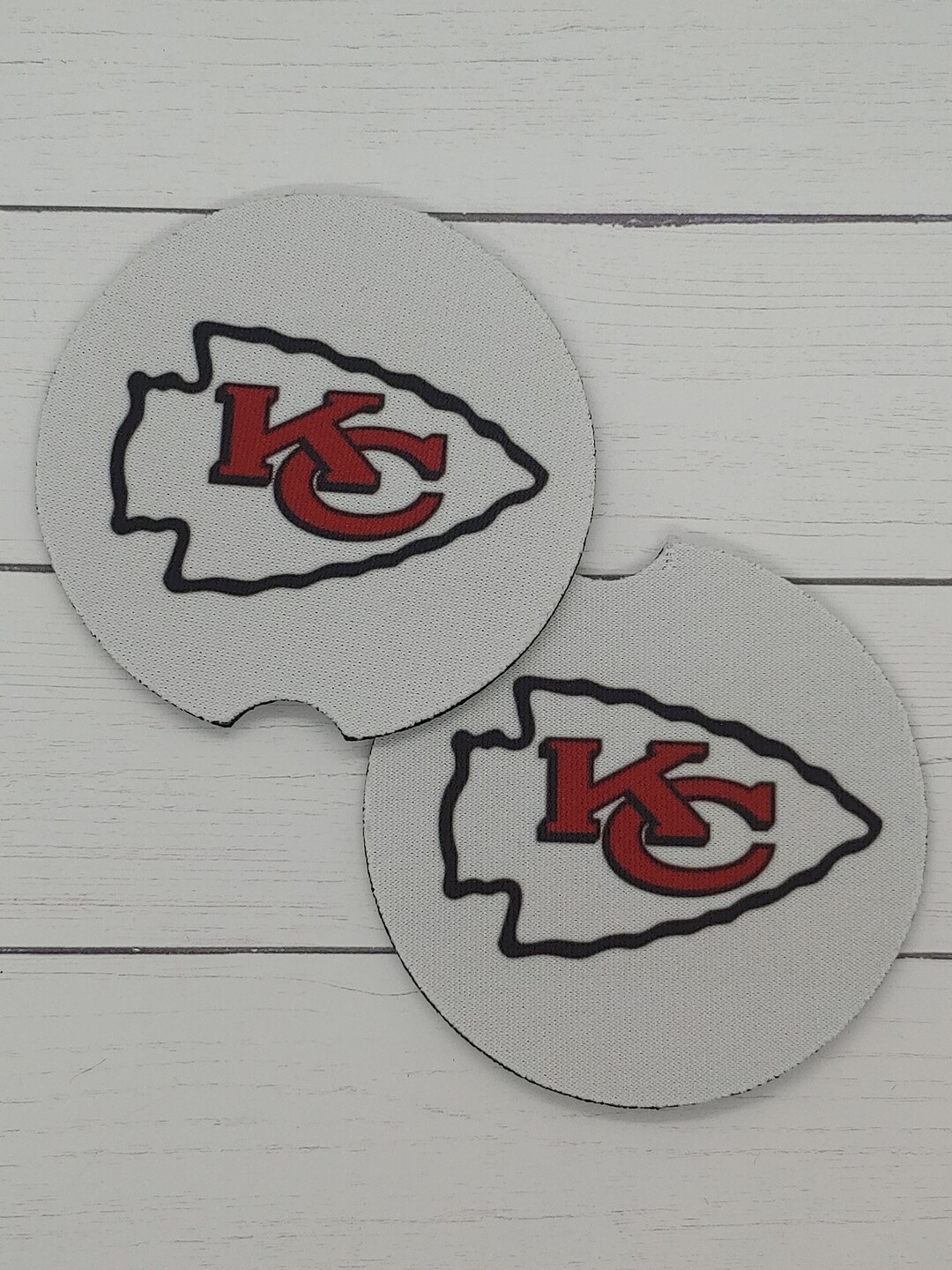 Sports Teams FOOTBALL Car Coasters Made 2pk Set Neoprene - Etsy