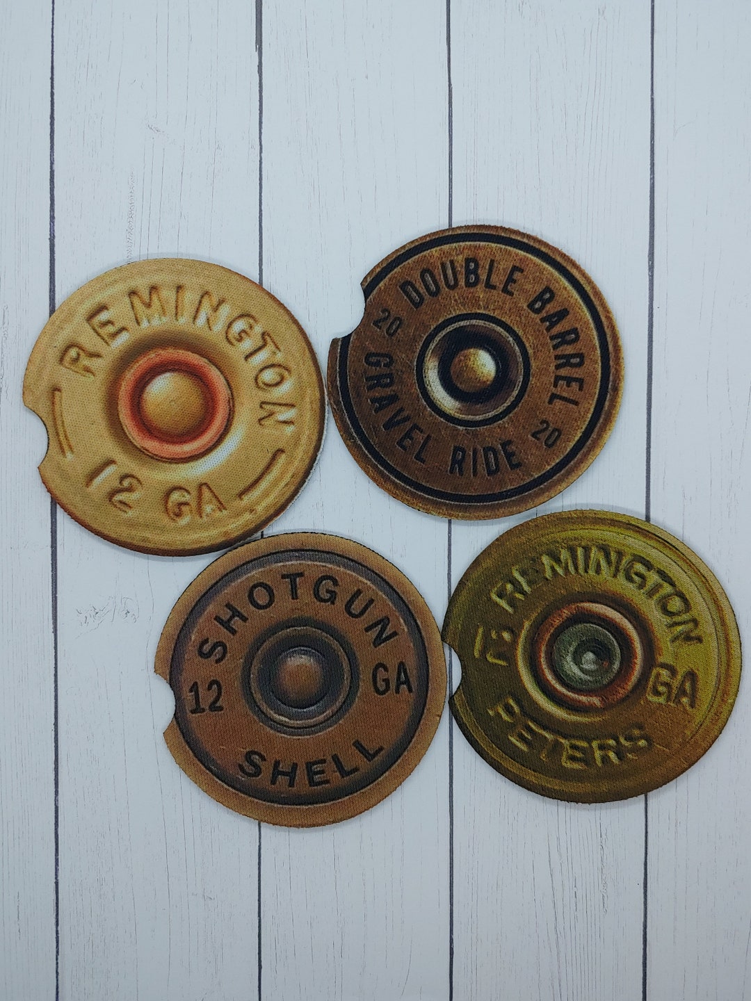 12 Gauge Shotgun Car Coaster, Set of 2, Gift for Hunters, Hunting Gifts ...