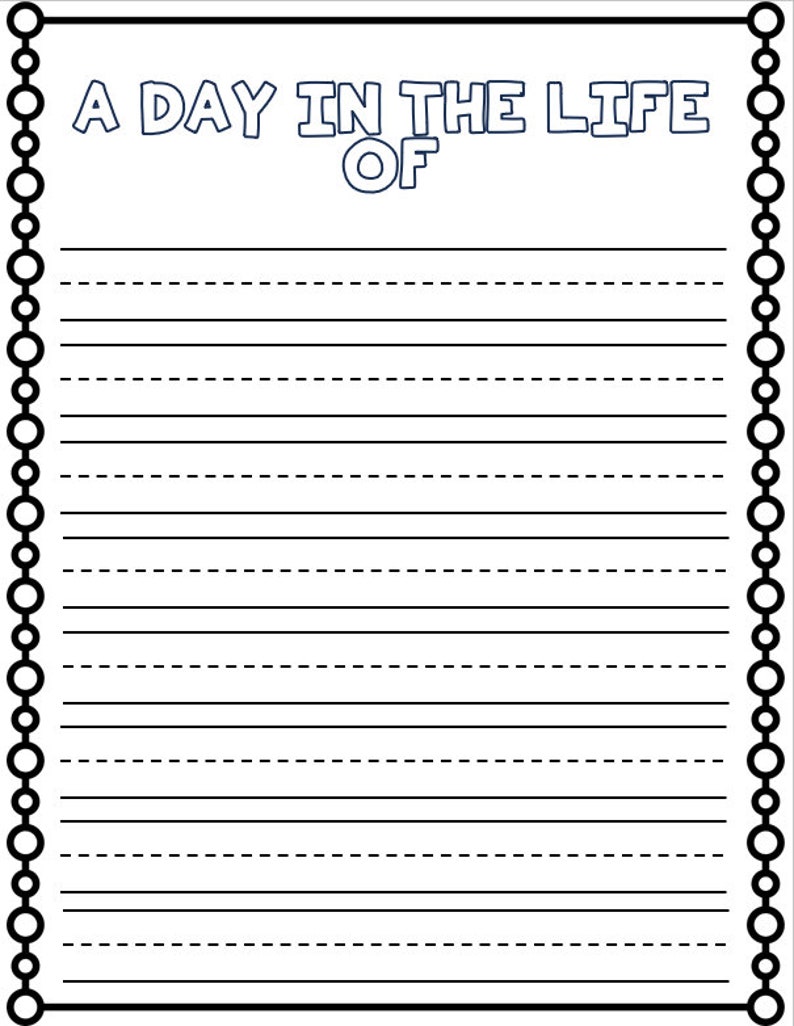 A Day in the Life...of Your Students - Etsy