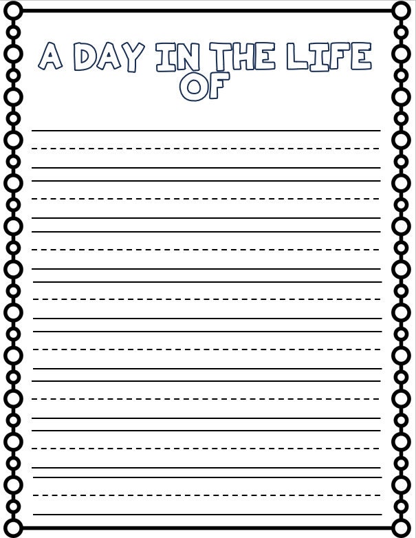 A Day in the Life...of Your Students - Etsy