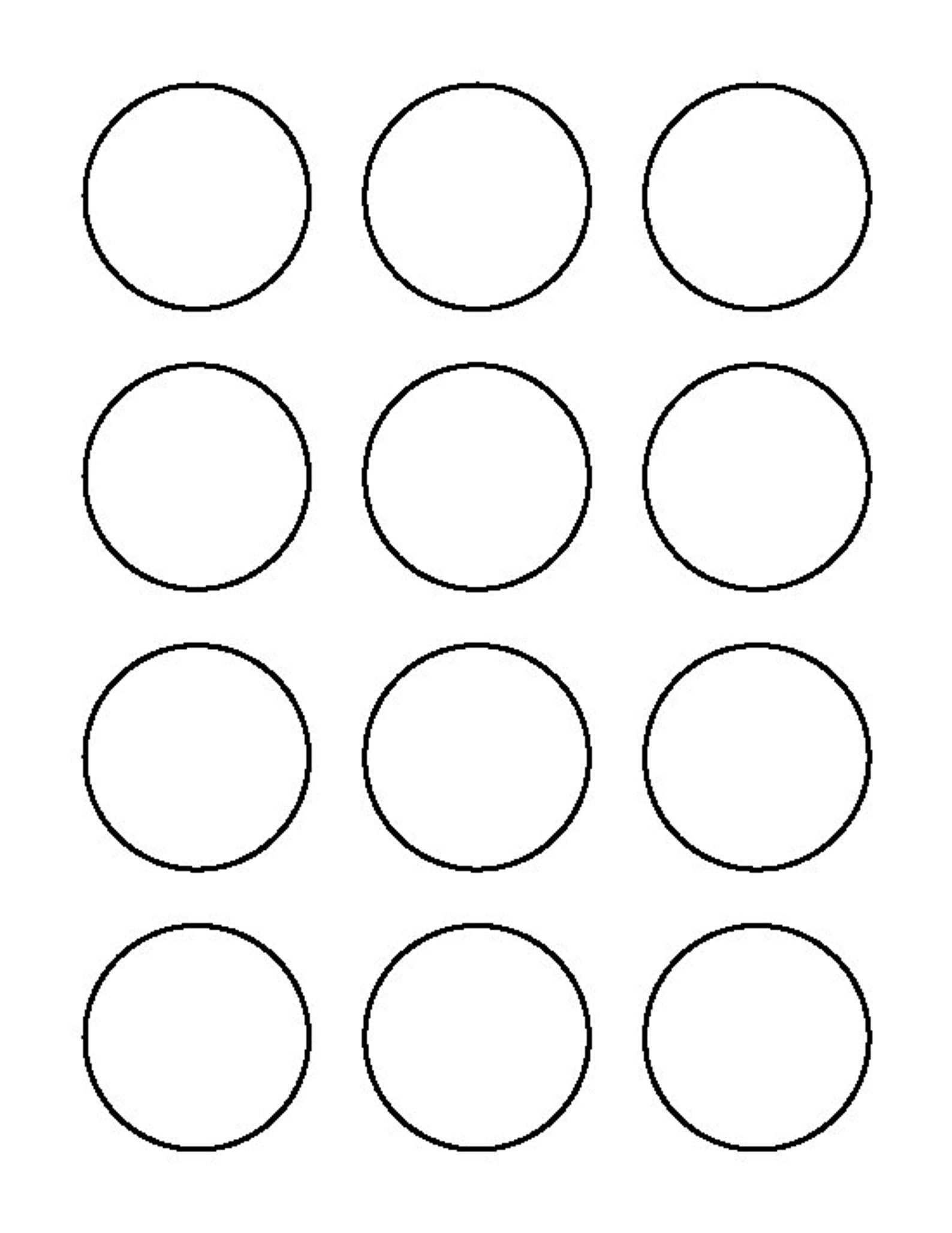 2 Round Label Template 20 Per Sheet