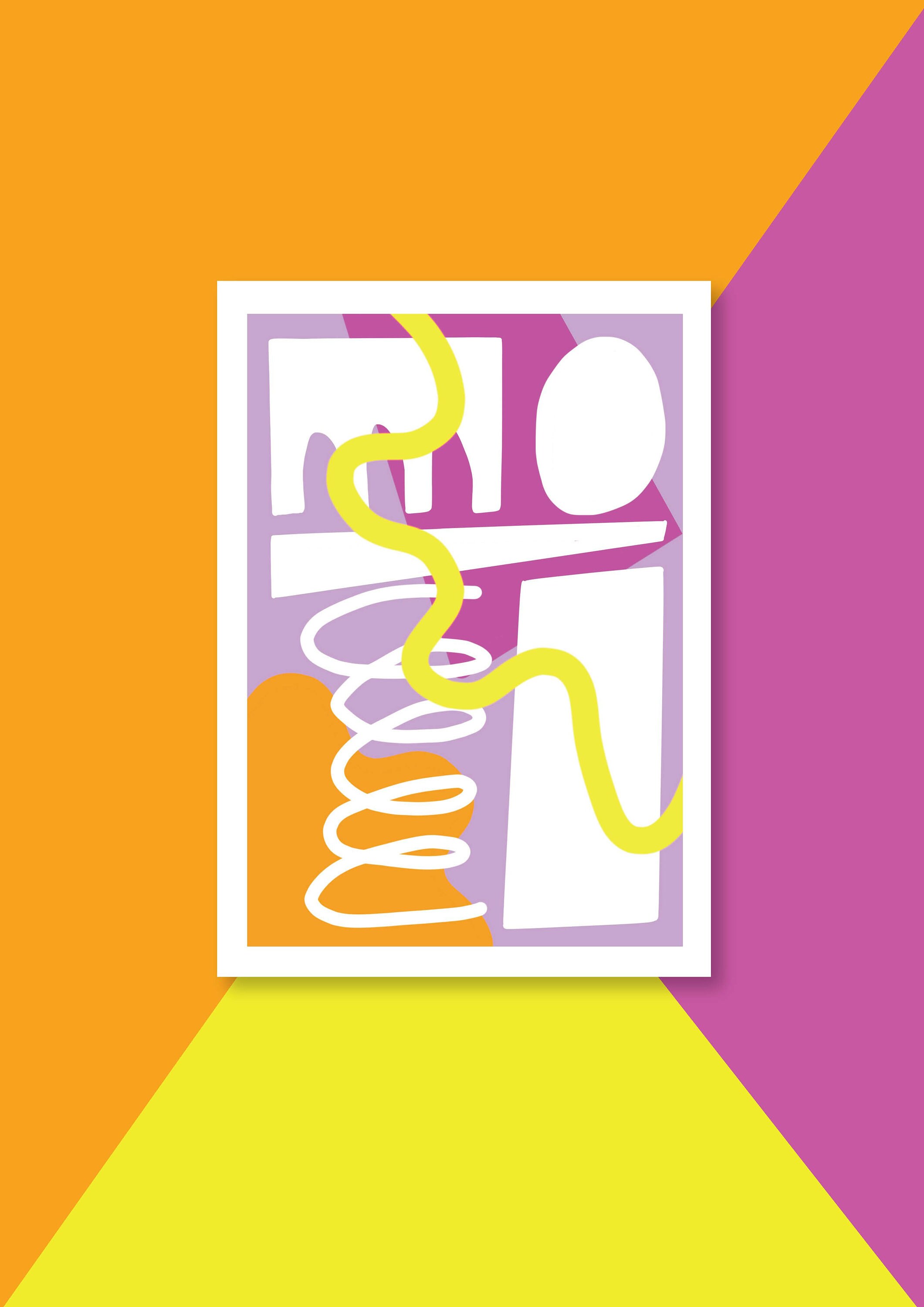 A3 Abstract Pattern Abstract Illustration Wall Art | Etsy