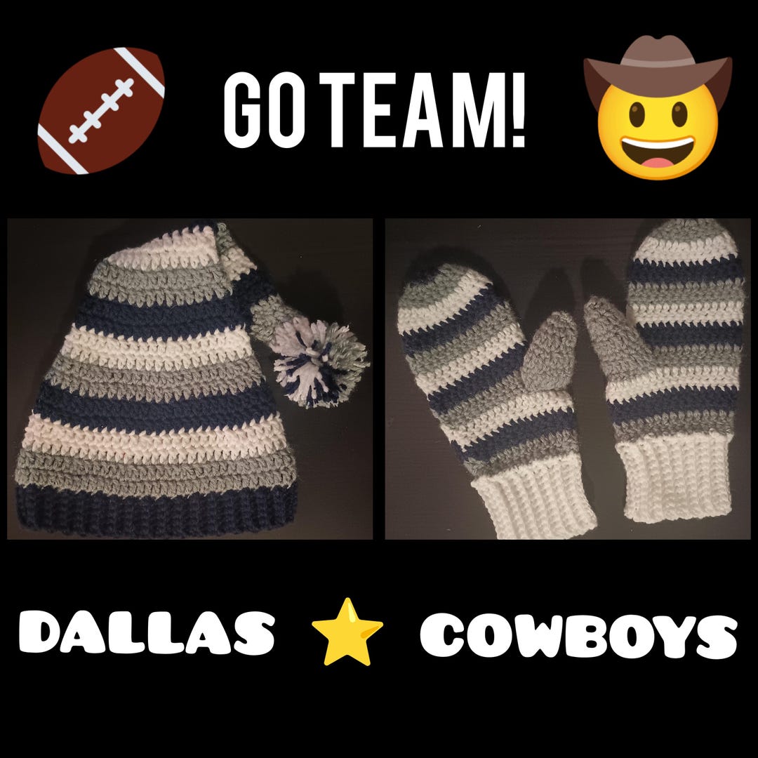 Dallas Cowboys Elf Hat and Mittens - Etsy