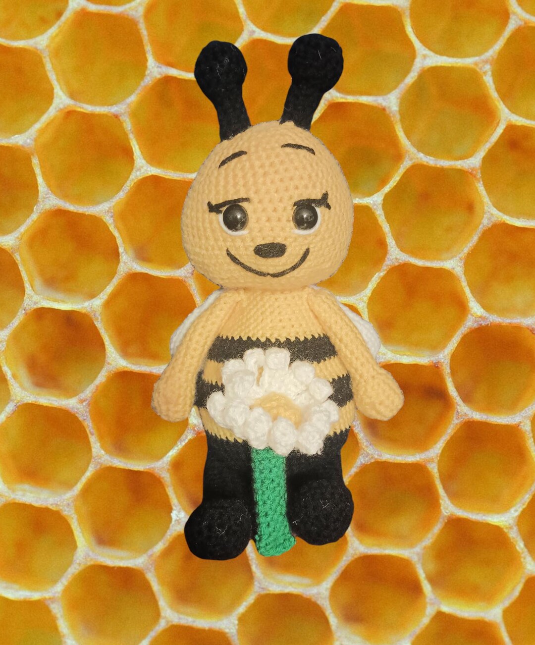 Bee Toy With Flower - Etsy