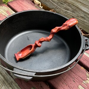 Large Double Cedar Scoop Spoon - Etsy