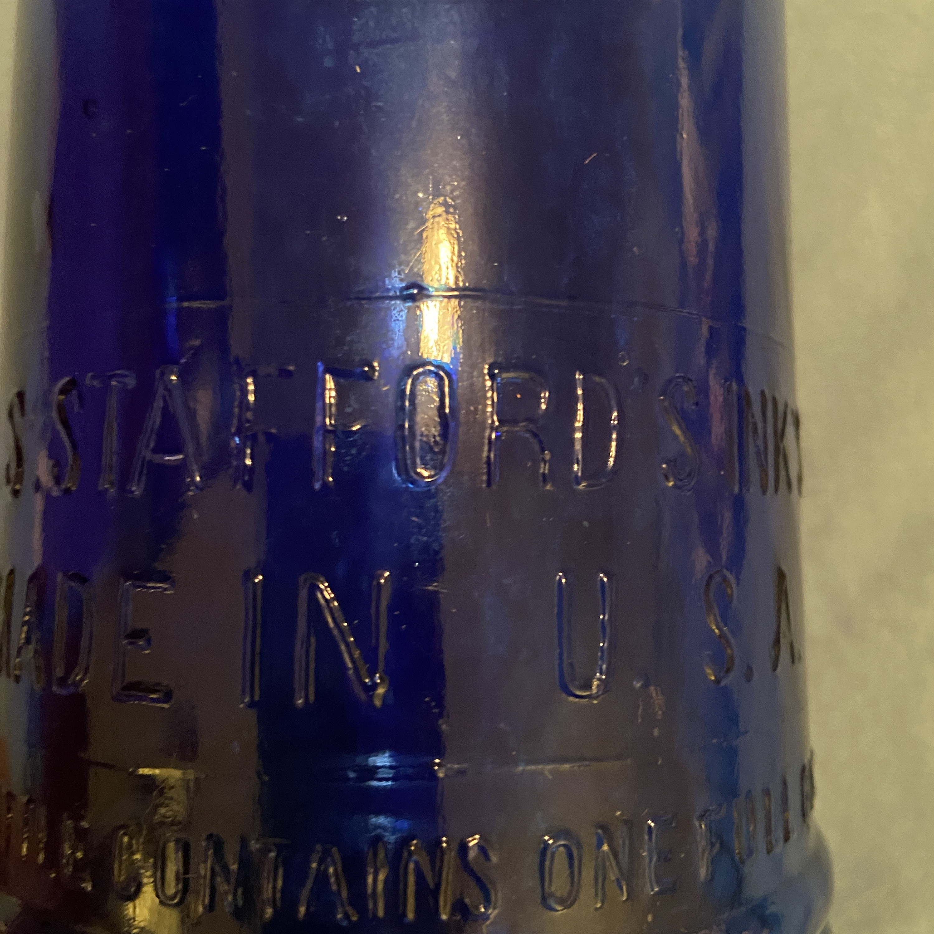 Antique Cobalt Blue Master Ink Bottle - Etsy