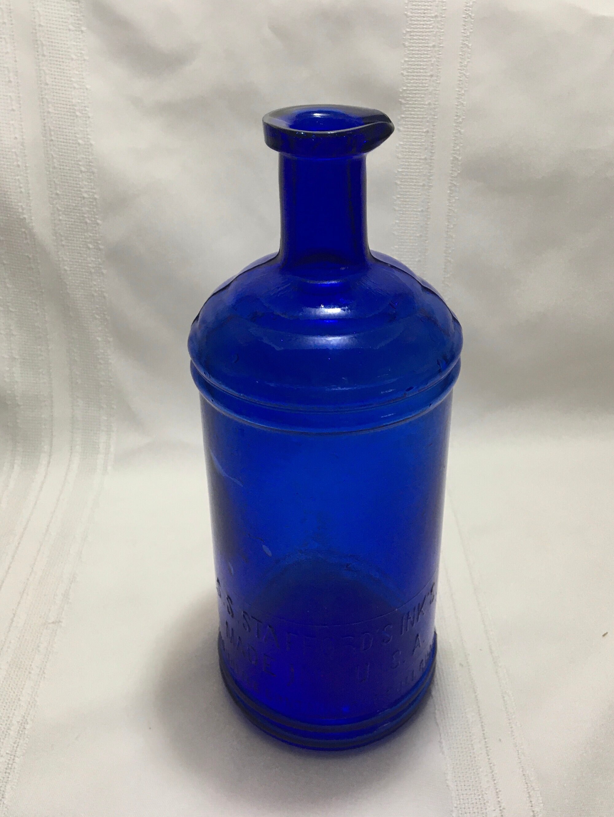 Antique Cobalt Blue Master Ink Bottle - Etsy