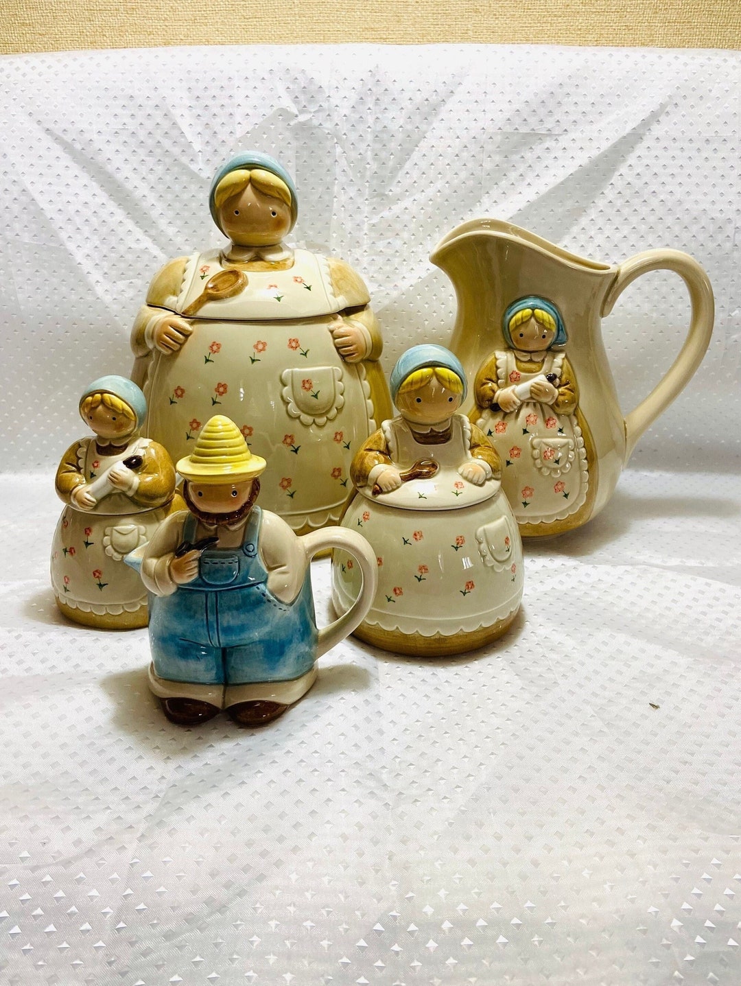 Otagiri 9 Piece Cookie Jar Set - Etsy