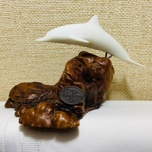 Shark Sculpture Decor Statue by John Perry DUO 7in Tall on - Etsy