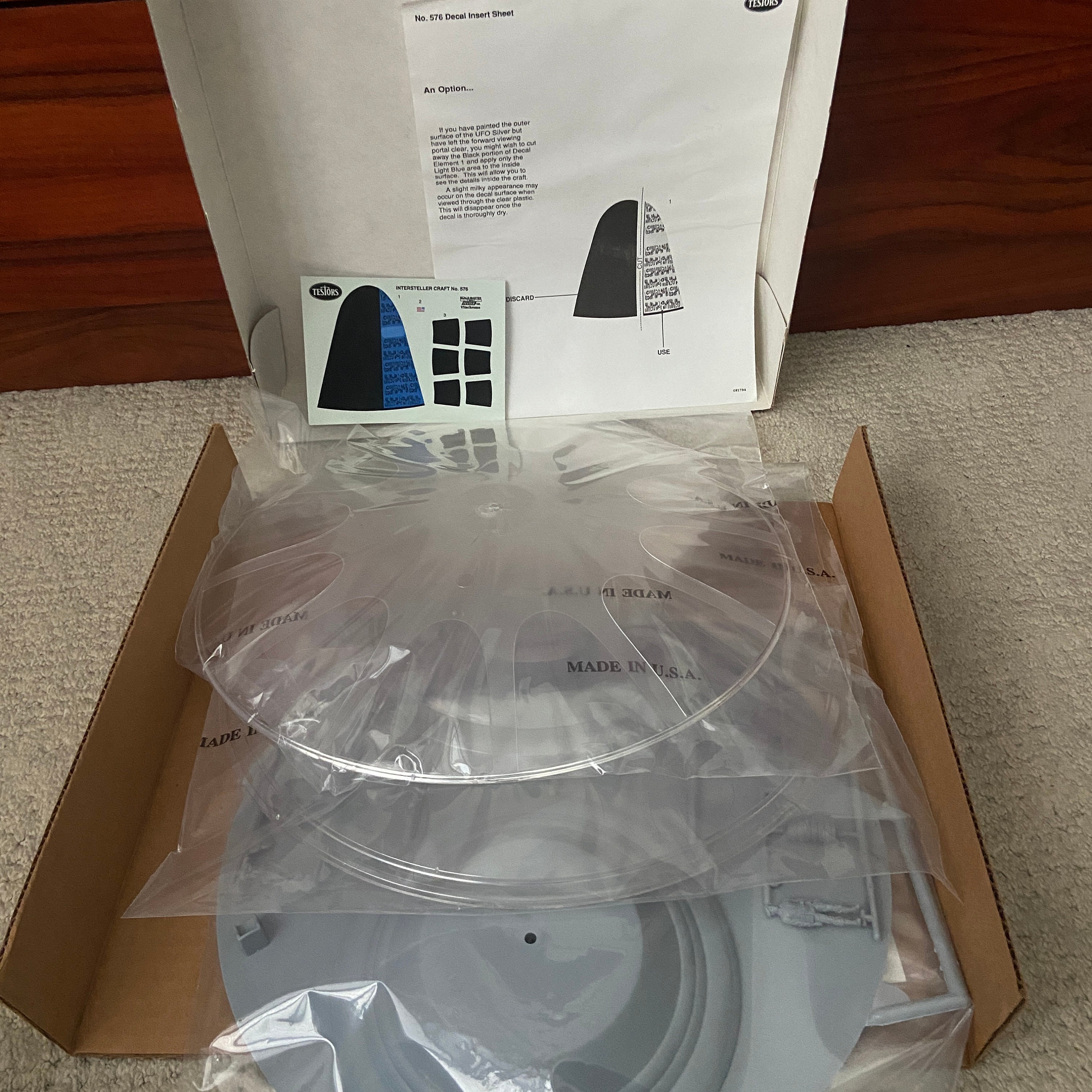 Area 54 UFO Revealed Model Kit - Etsy