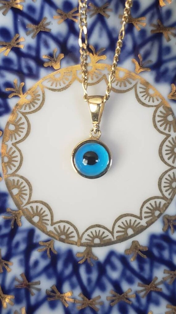 Yellow evil eye - Gem