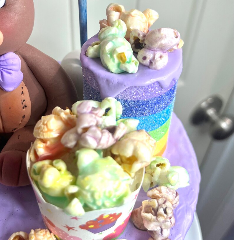 Fake Birthday Cake /whimsical Birthday Cake/rainbow Birthday Cake ...