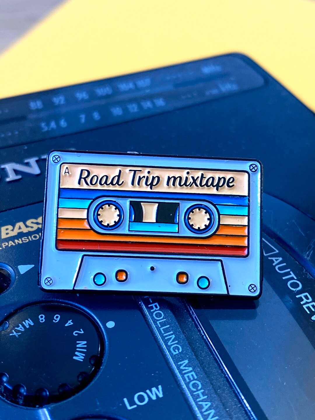 Retro Cassette Tape Enamel Pin Badge, for Those 80’s Kids!!! - Etsy