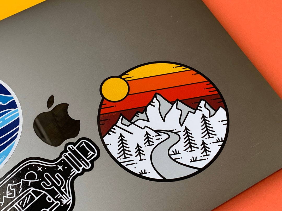 The Mountains Are Calling Vinyl Sticker, Great for Sticking on Your Kit ...