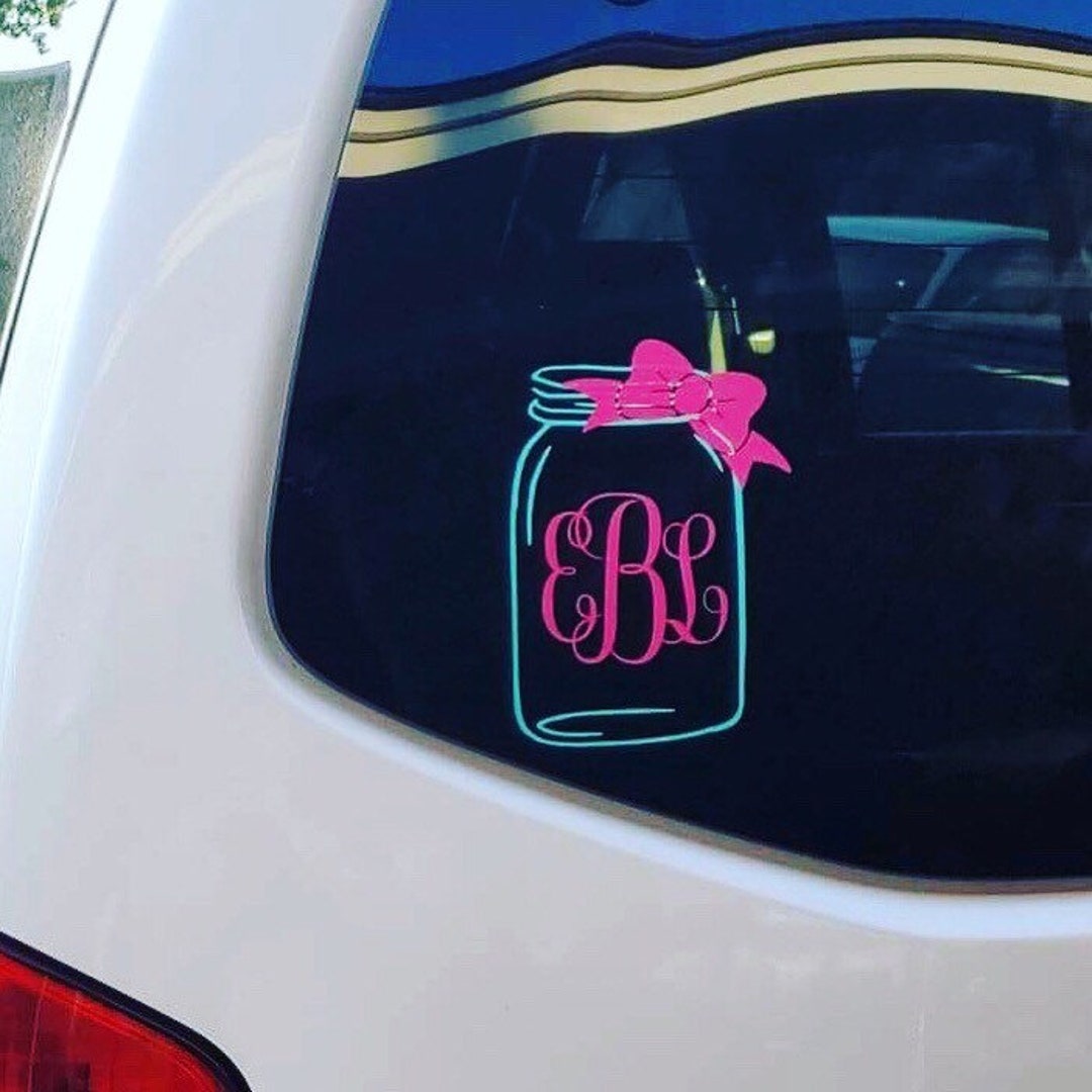 Mason Jar Decal - Etsy